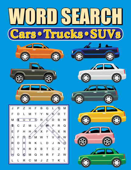 Cars - Trucks - SUV's Word Search Puzzle Book - Greater Heights Publishing